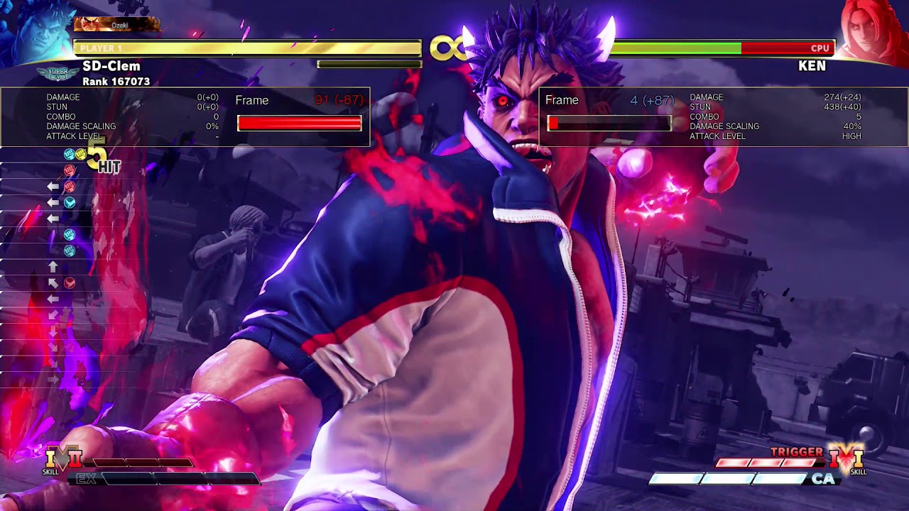 SF5 Kage Raging Demon Setup - YouTube