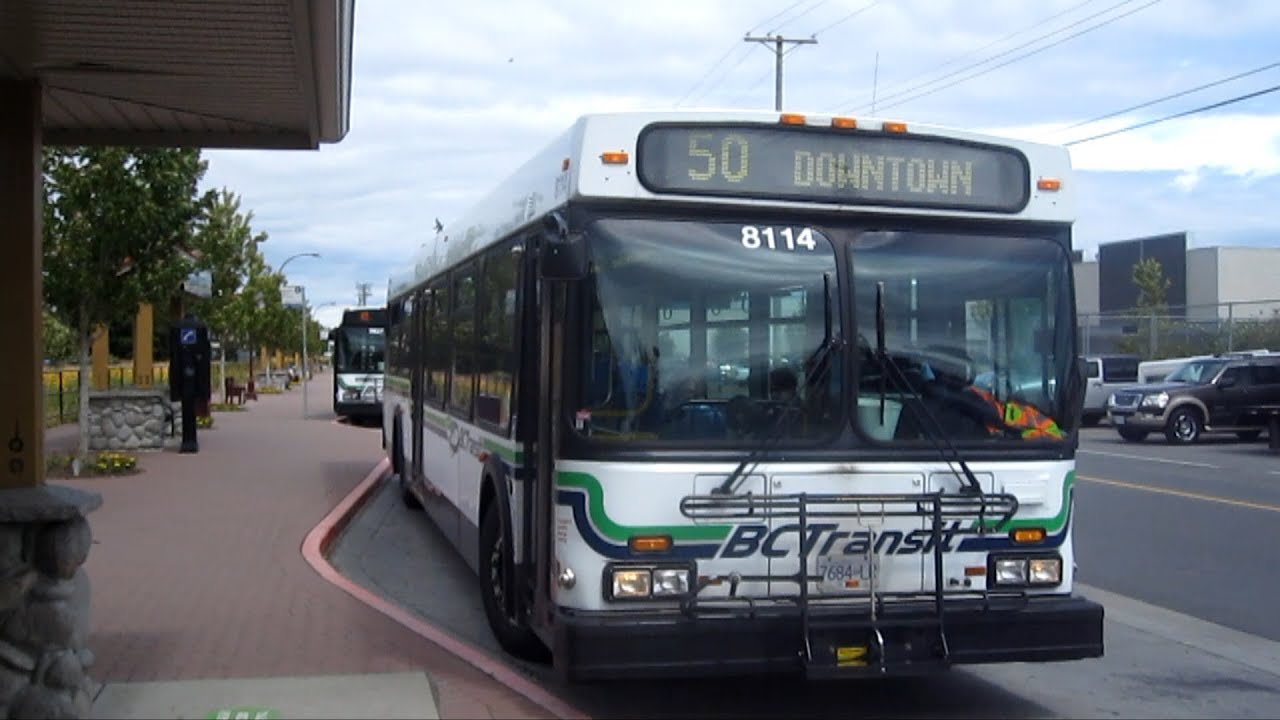 BC Transit 1996 New Flyer D40LF - 8114 - YouTube