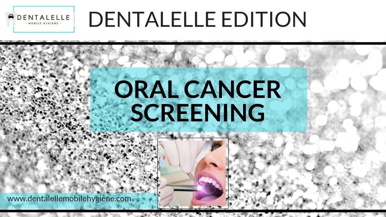 How To Do a Quick Oral Cancer Screening - YouTube