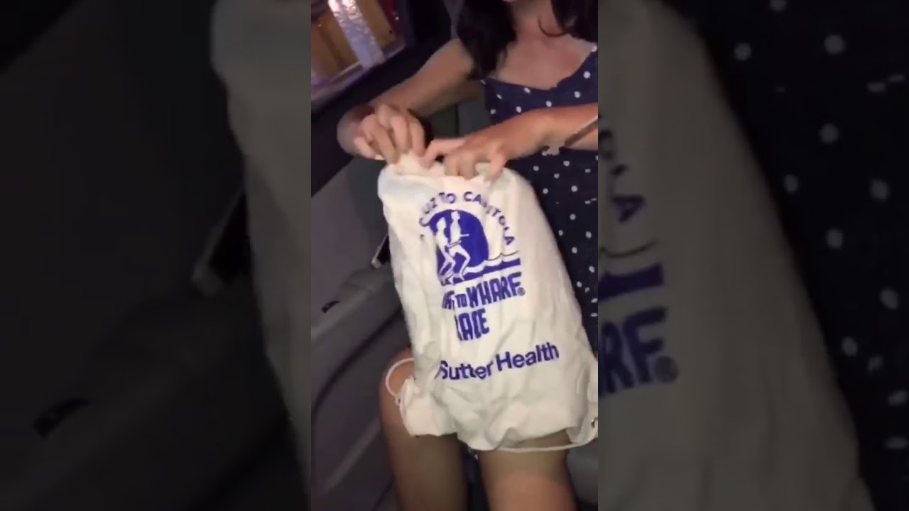 He got her shoes with their faces on them , her reaction is adorable ...