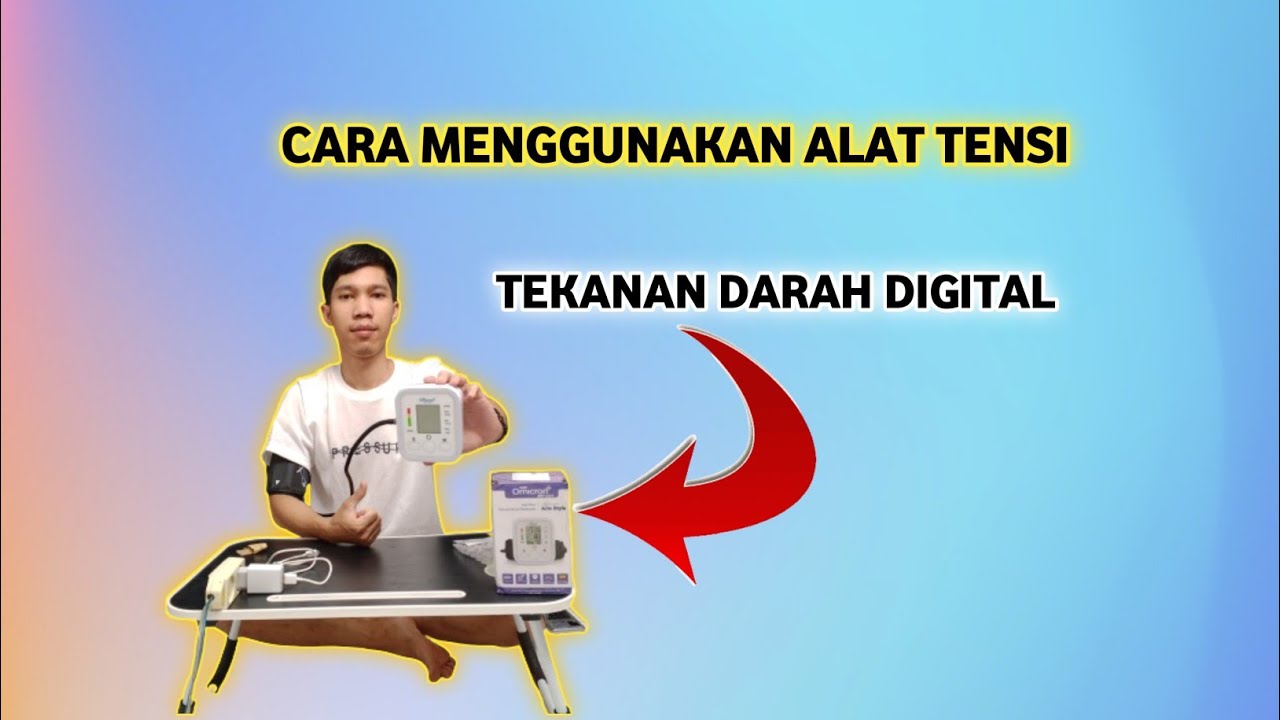 Cara menggunakan alat cek tensi tekanan darah digital - YouTube