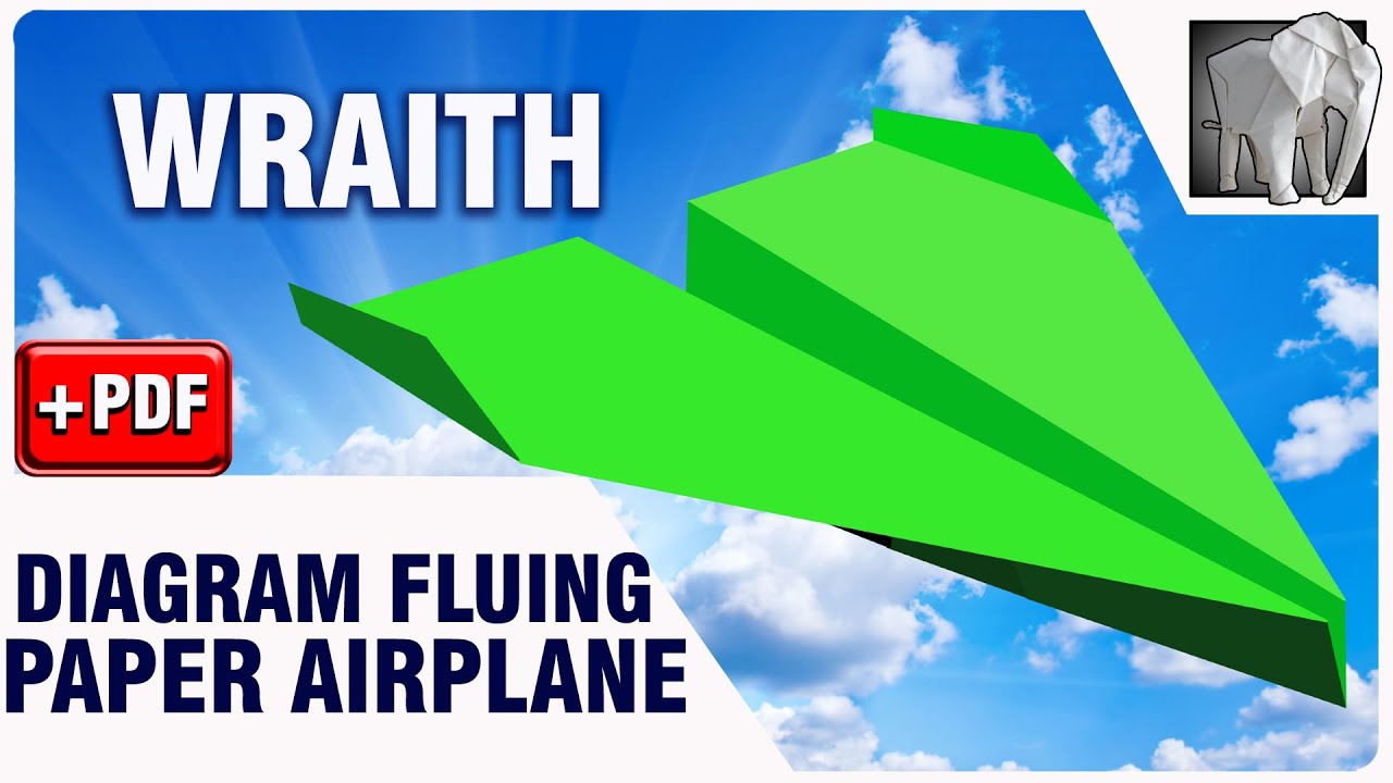 How to make Paper Plane Flying Diagram (PDF) | WRAITH - YouTube