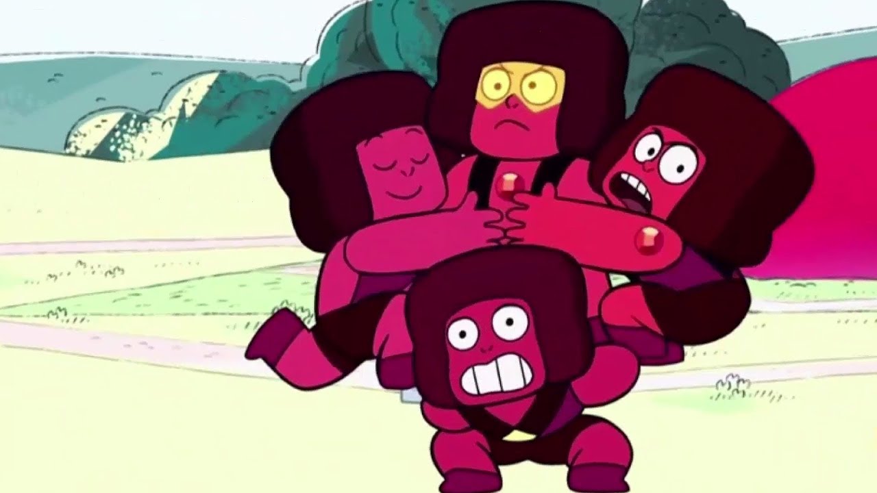 Steven Universe - Mega Ruby Fusion And Peridot The Dog - "Hit The ...