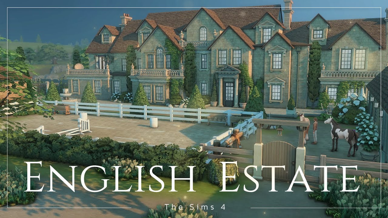Olde Mill English Estate | The Sims 4 Build - YouTube