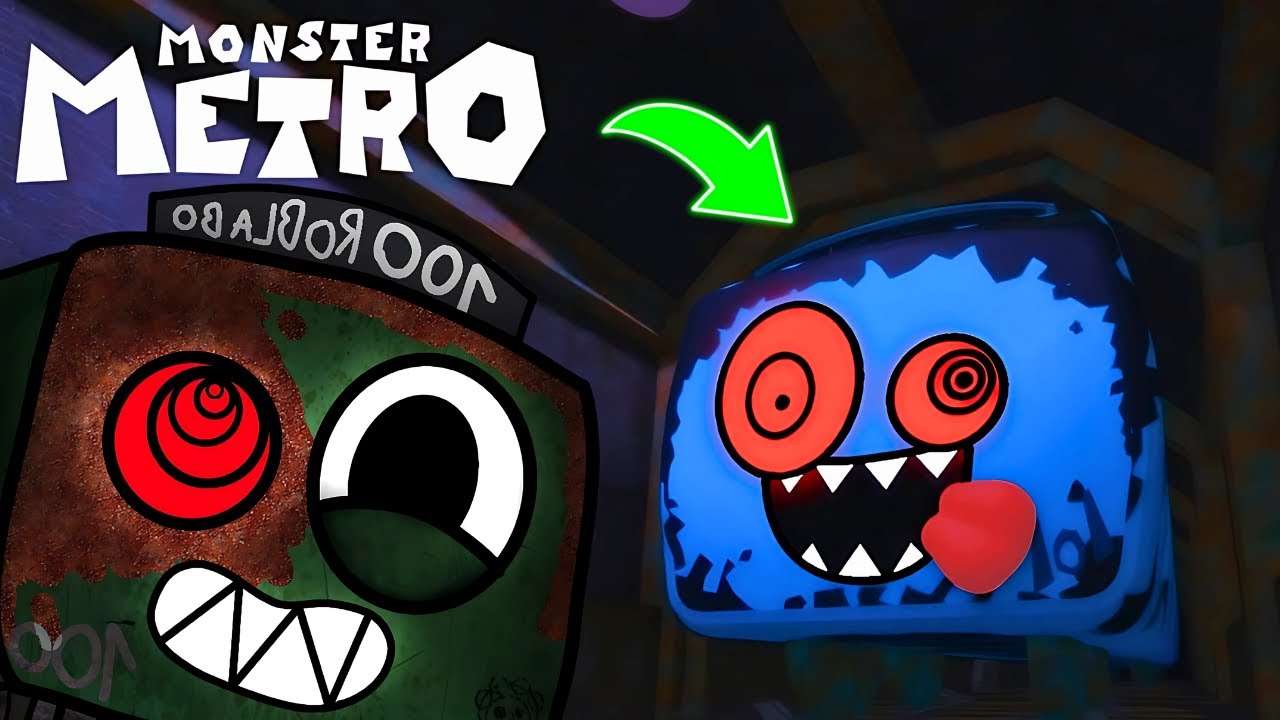 Monster Metro β - Roblox - All Monster Train Name + All Jumpscares ...