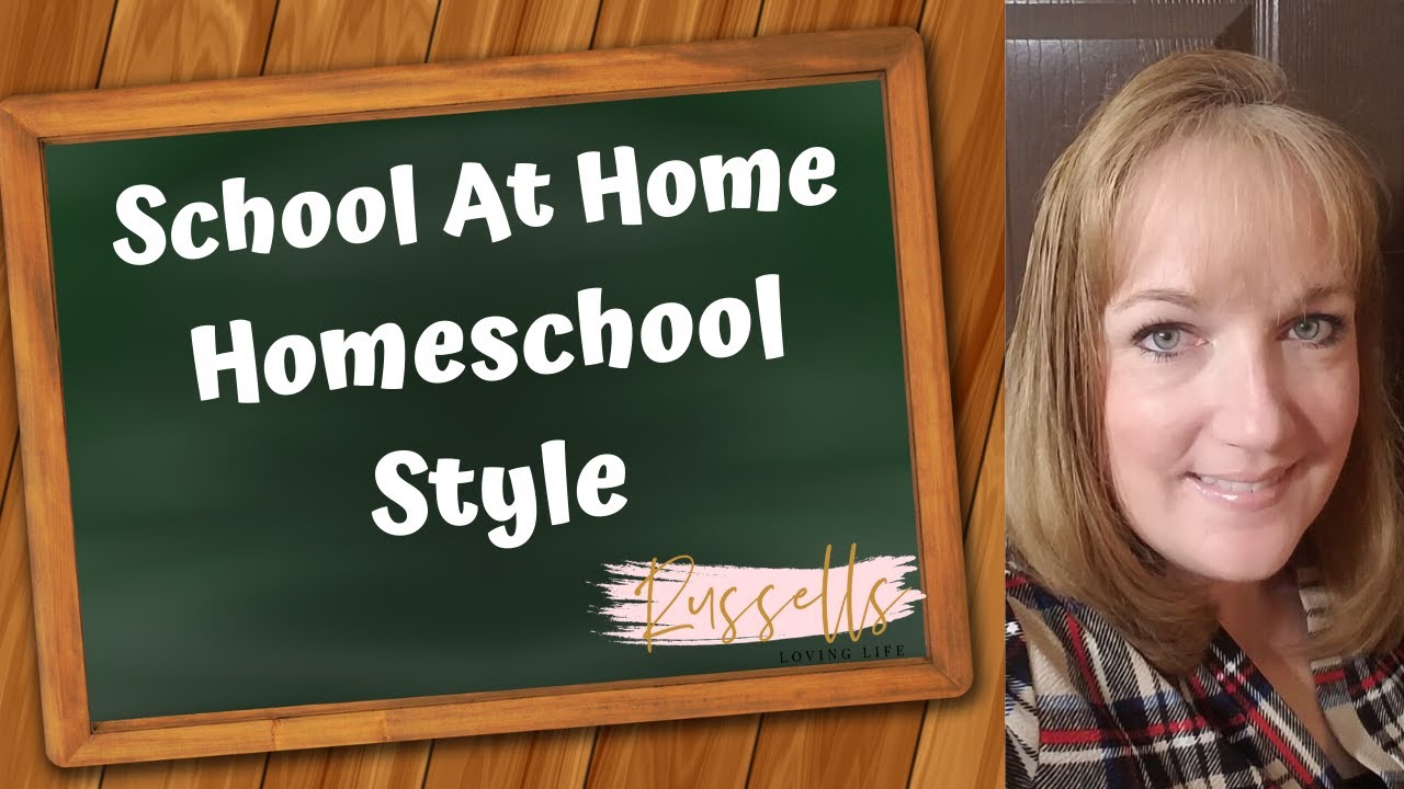 School At Home Homeschool Style || Homeschool Mom - YouTube