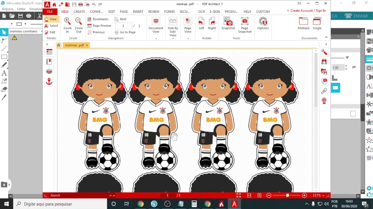 Como salvar arquivos em PDF usando o studio Silhouette - YouTube