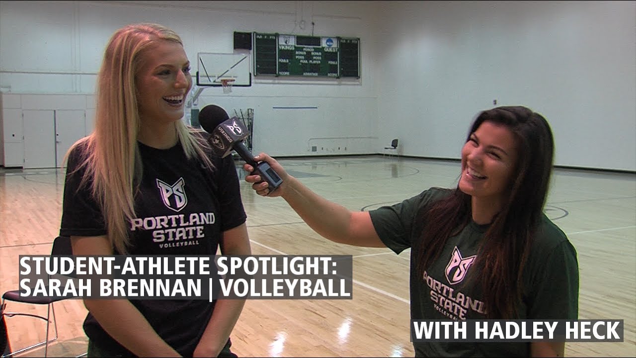Student-Athlete Spotlight: Sarah Brennan | Volleyball (w/ Hadley Heck ...