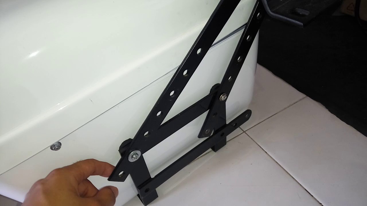 Side Box KMI White Box samping motor polisi touring harian bracket ...