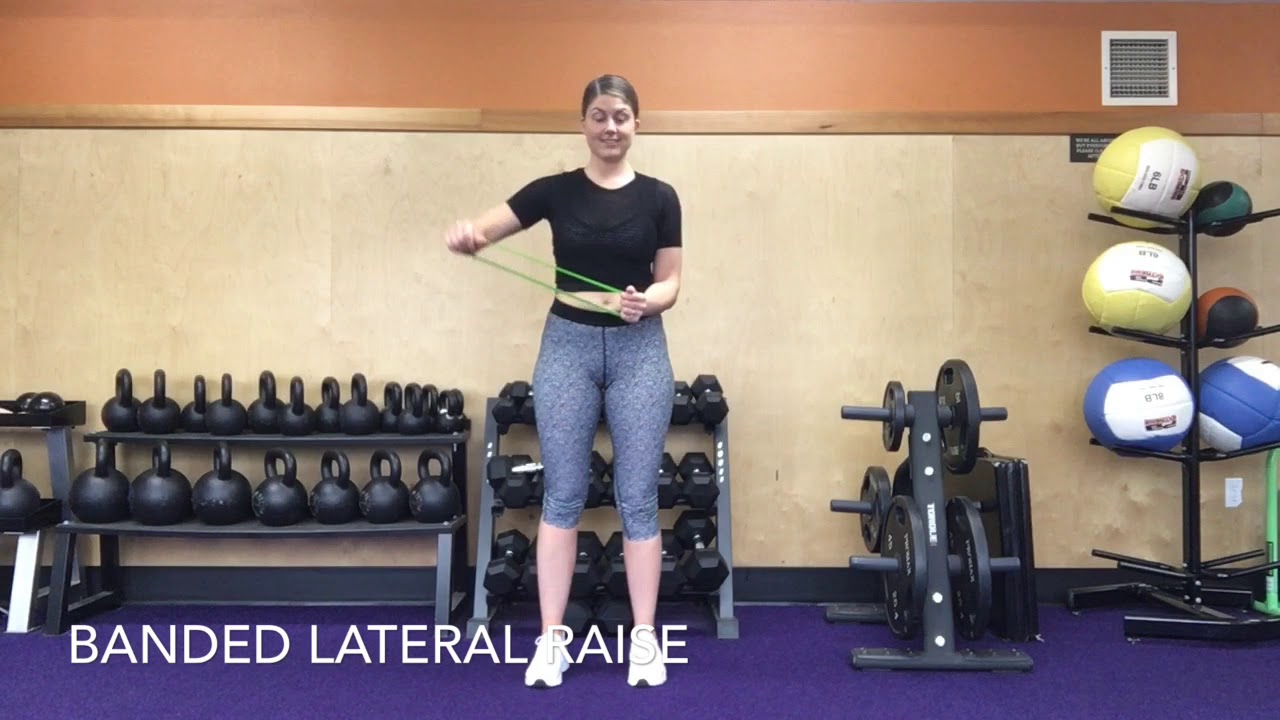 Banded Lateral Raise - YouTube