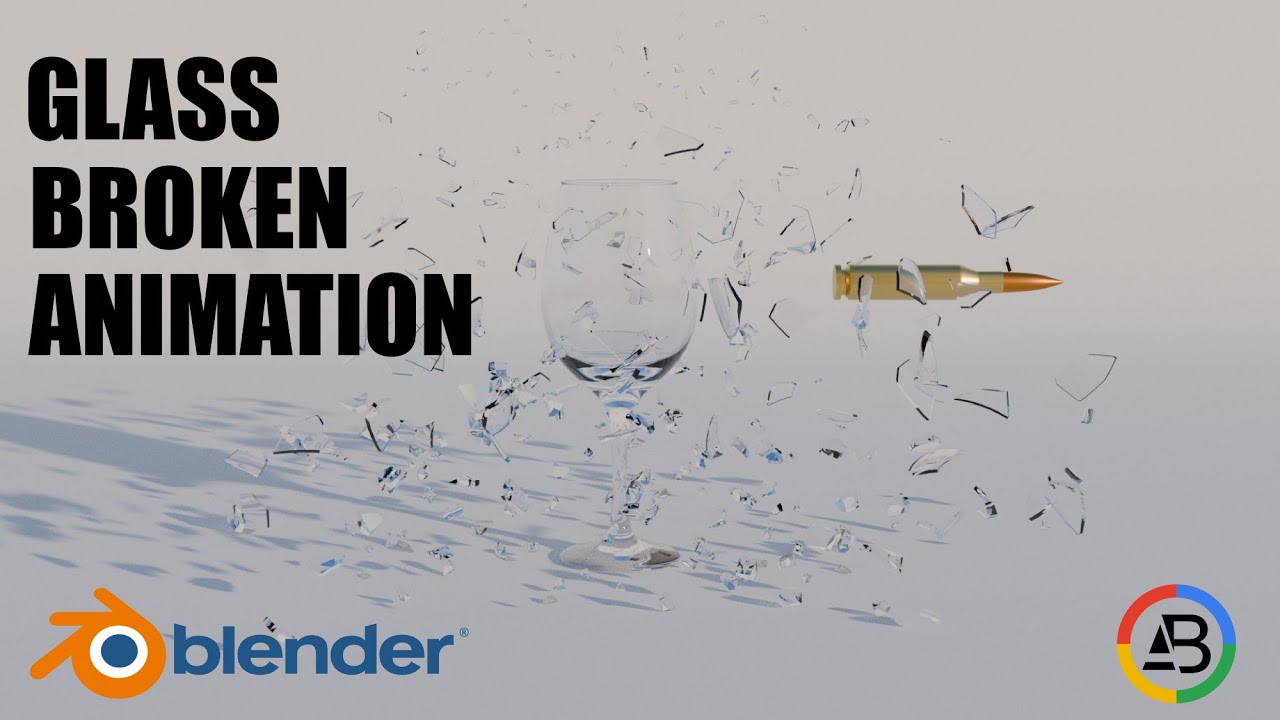 Glass Shattering in Blender (Bullet Impact Animation Tutorial!) - YouTube