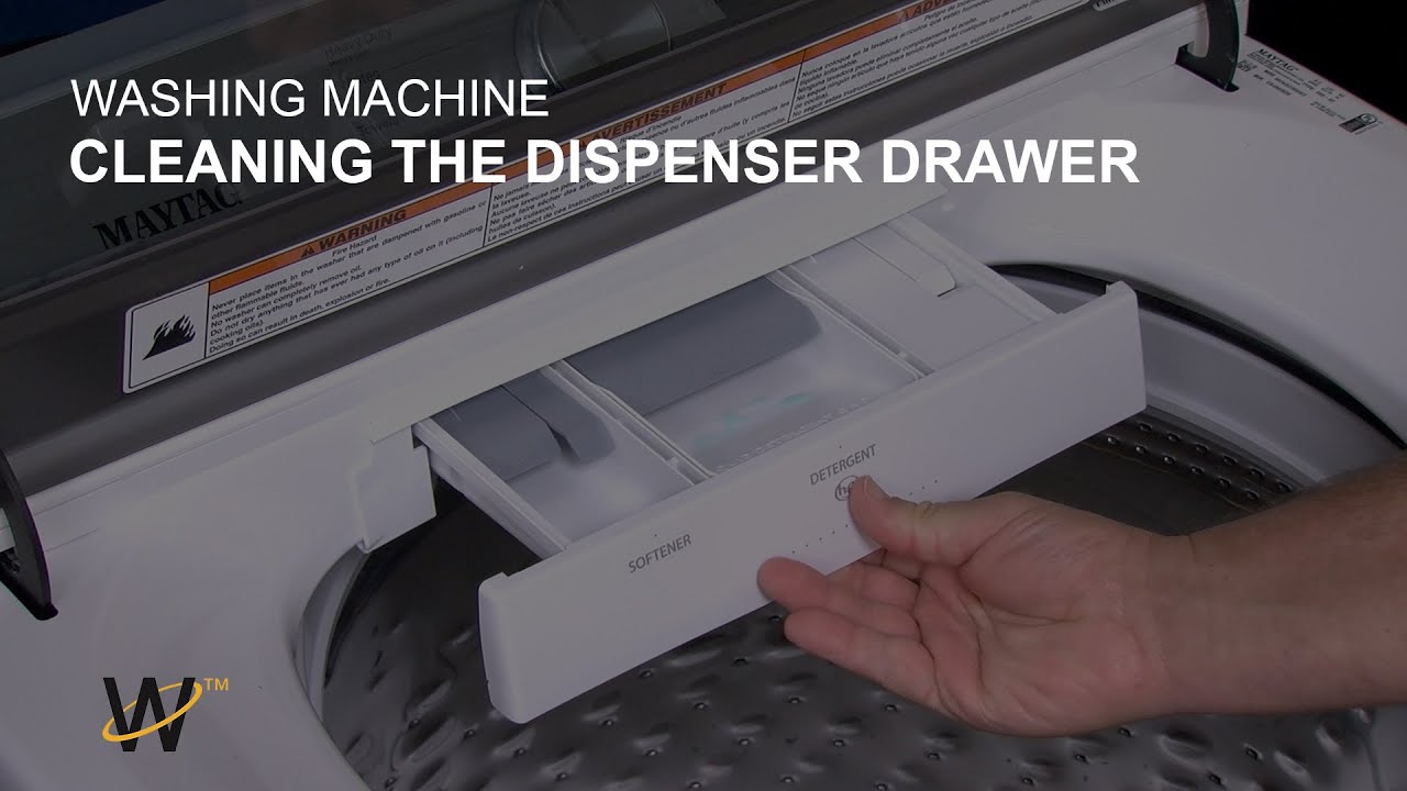 How To Clean Your Washing Machine's Dispenser Drawer - YouTube