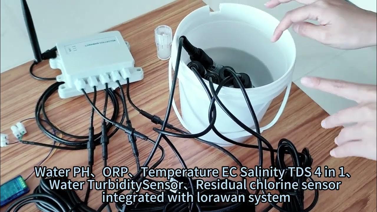 Water PH、ORP、TDS 、Turbidity 、Residual chlorine sensor integrated with ...