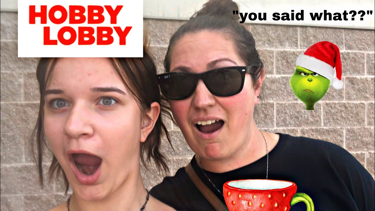 Chaotic Hobby Lobby Trip w/ mom! - YouTube