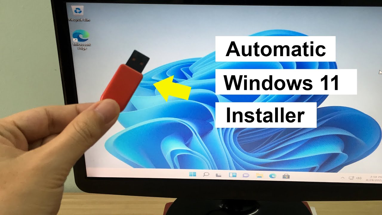 How to create a USB stick for automatic Windows installation - YouTube