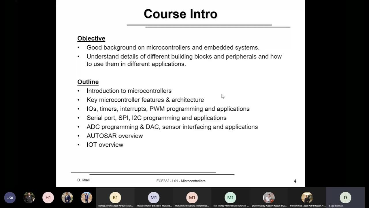Microprocessors - Lec1 (introduction to embedded systems ) - YouTube