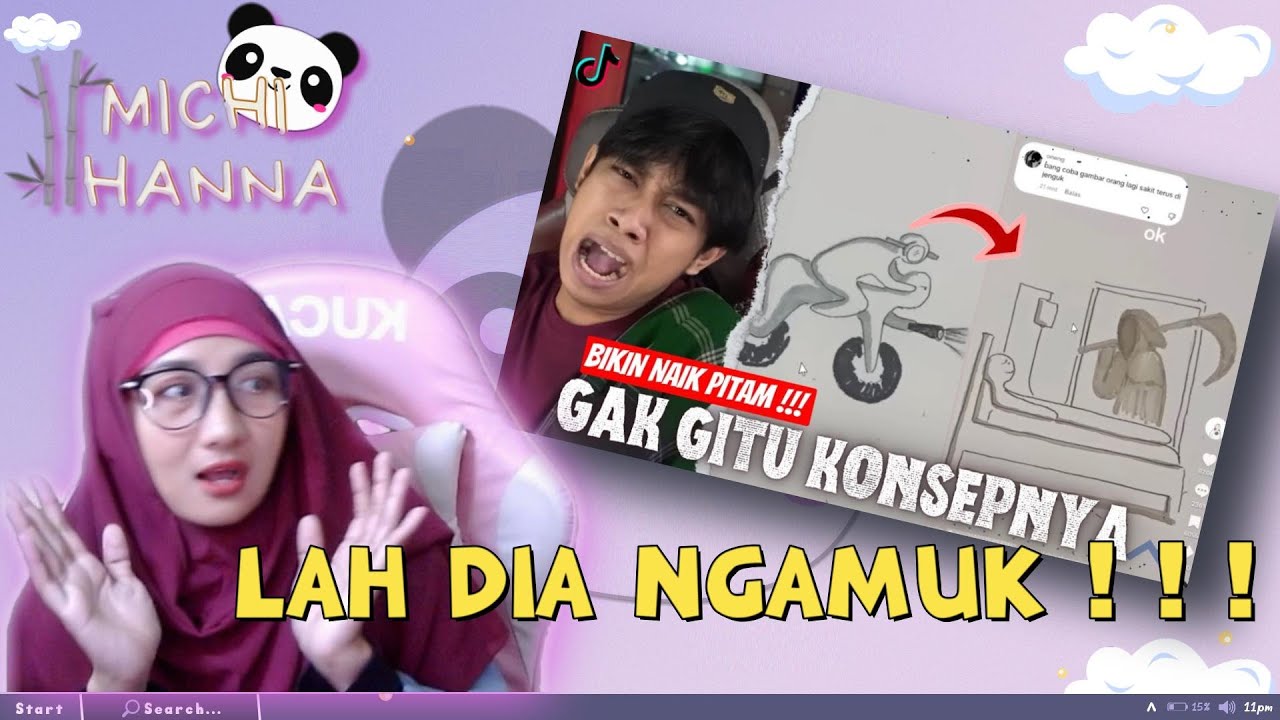 Wah esmosi ! Reaction Video Oziie TV | Michi Hanna Reaction - YouTube