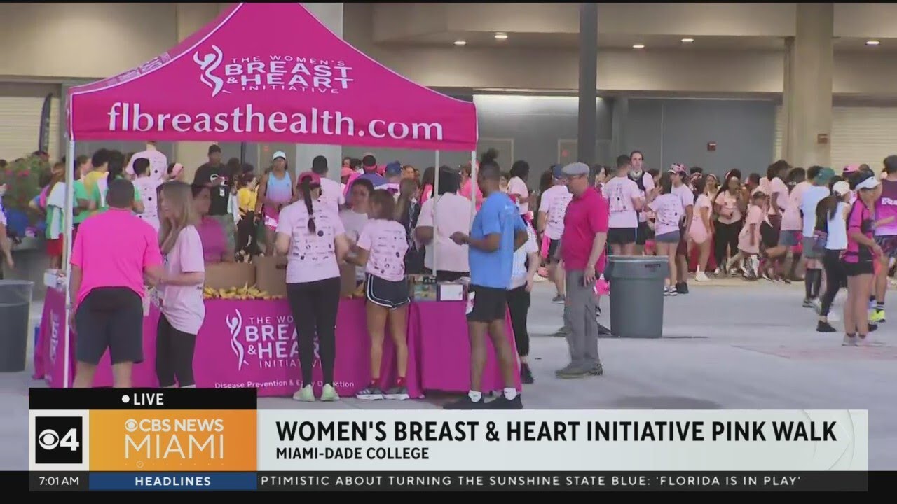 South Florida gathers for the Women's Pink Walk for cancer prevention ...