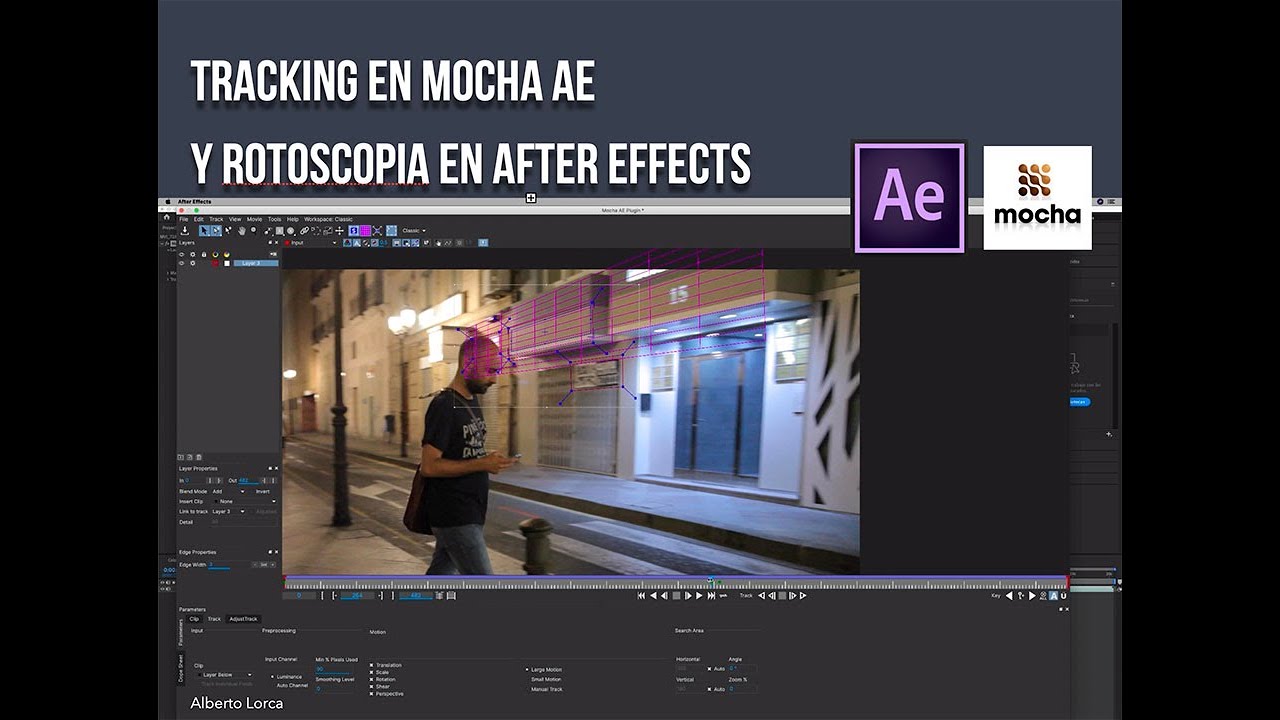 Tracking en Mocha AE y Rotoscopia en After Effects - YouTube