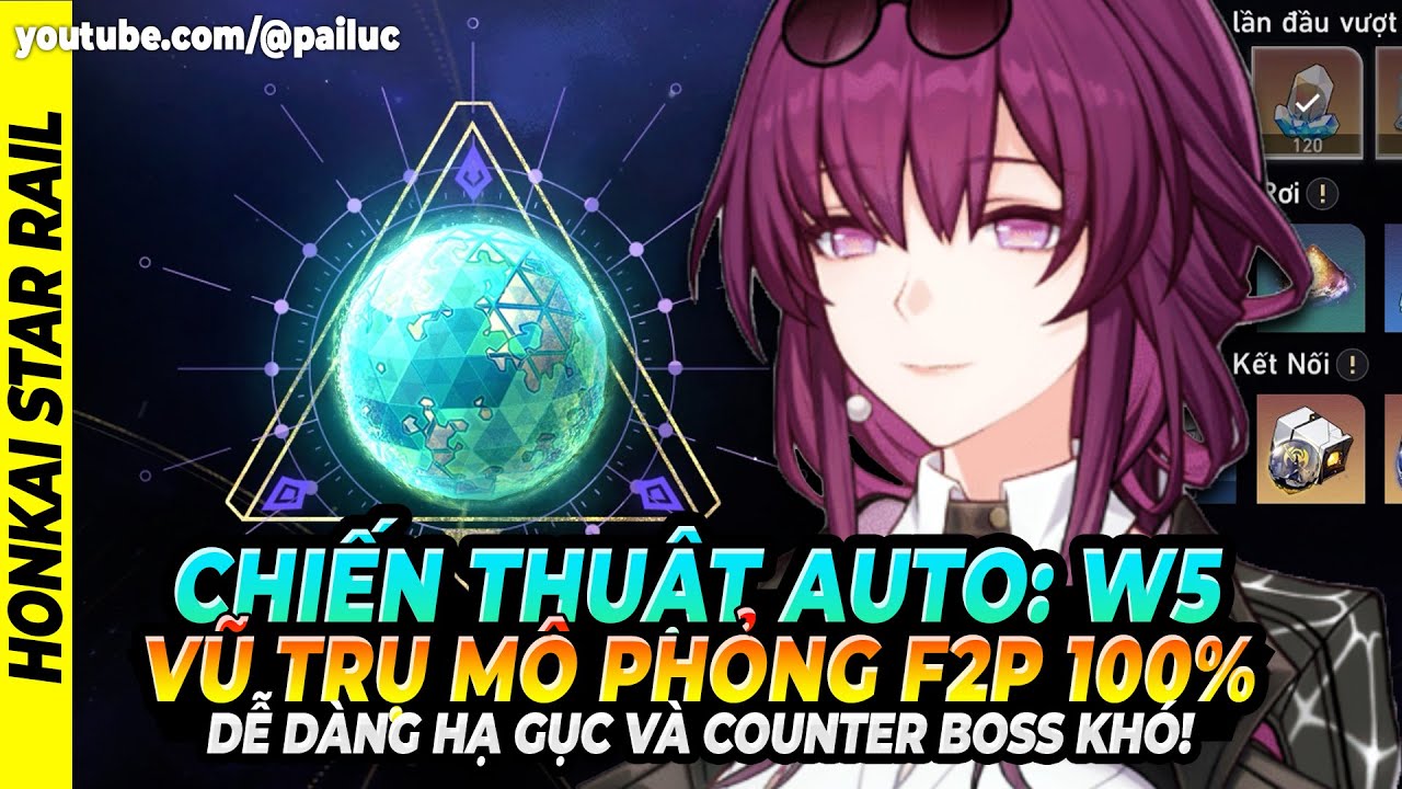 HSR: AUTO Win Vũ Trụ Mô Phỏng 5! Đội Hình F2P 100%! Nhân Vật 4 Sao Free ...