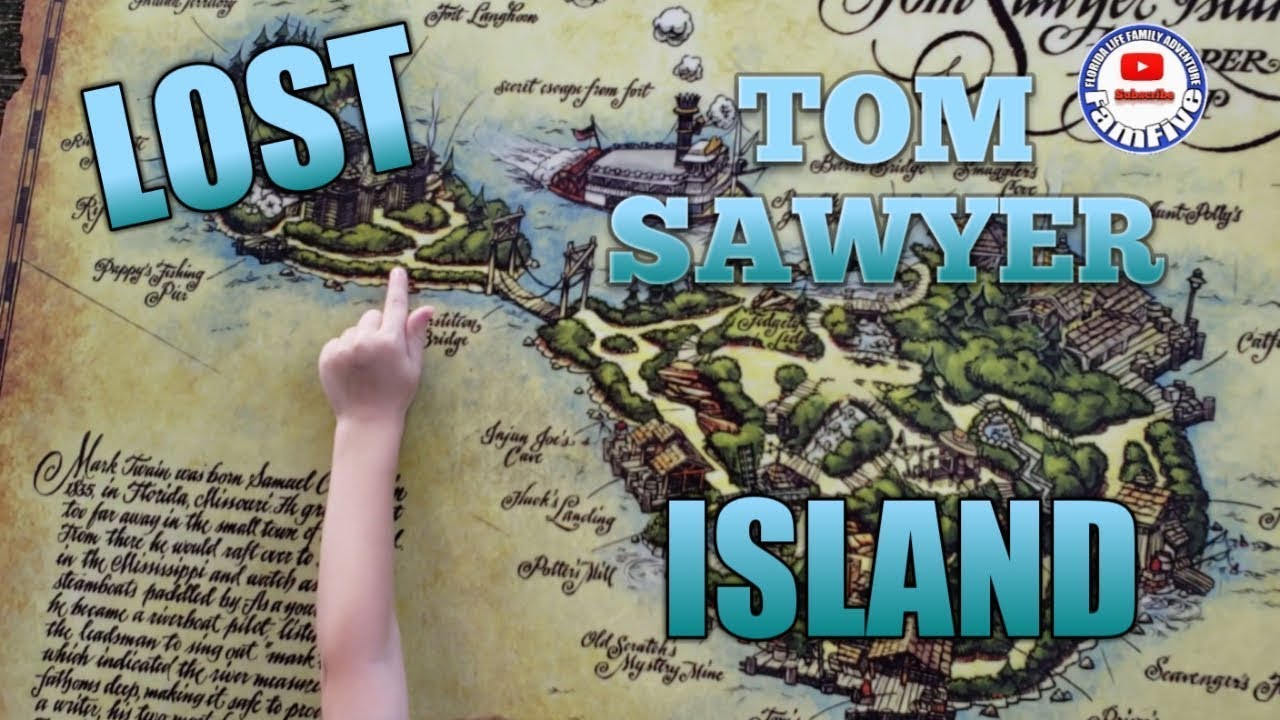 LOST ON TOM SAWYER ISLAND MAGIC KINGDOM WALT DISNEY WORLD - YouTube