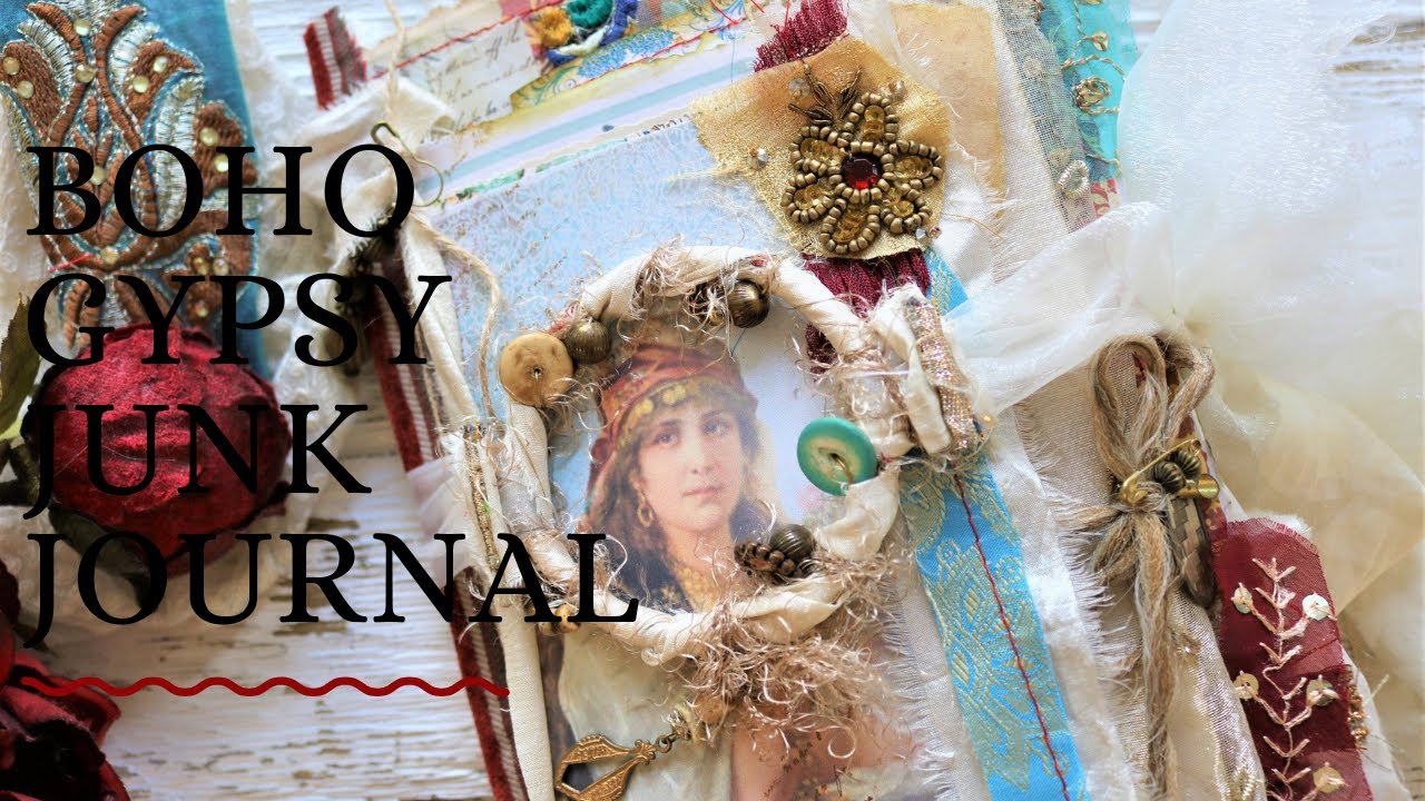 La Gitana, Shabby Bohemian Gypsy Junk Journal Flip Through. ( Sold ...