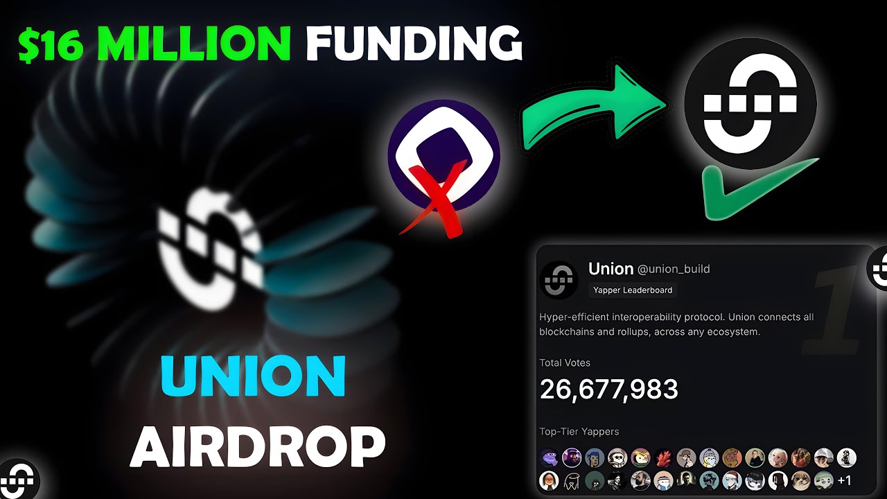 🔥 Union Airdrop Incoming! $16M Funding Secured! 💰Monad is Overfarmed! 🚨-- join telegram channel ...