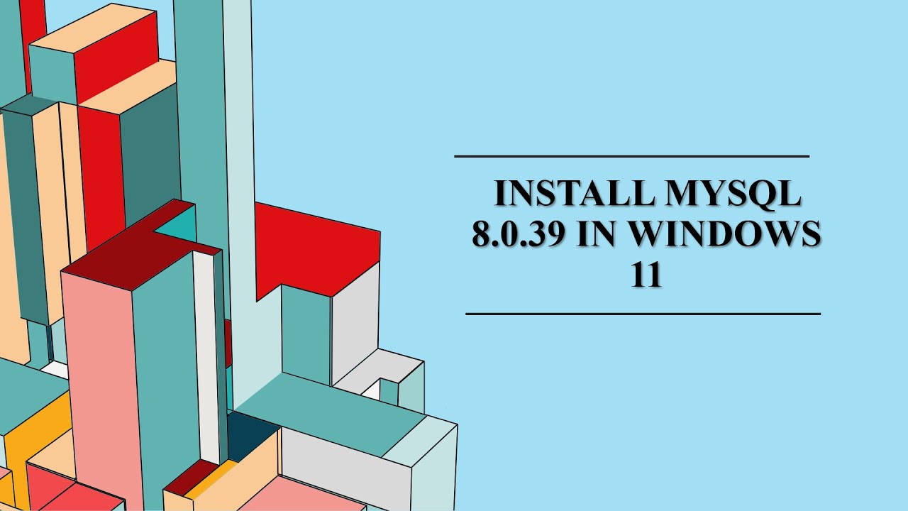How to Install MySQL & setup in window 11 - YouTube