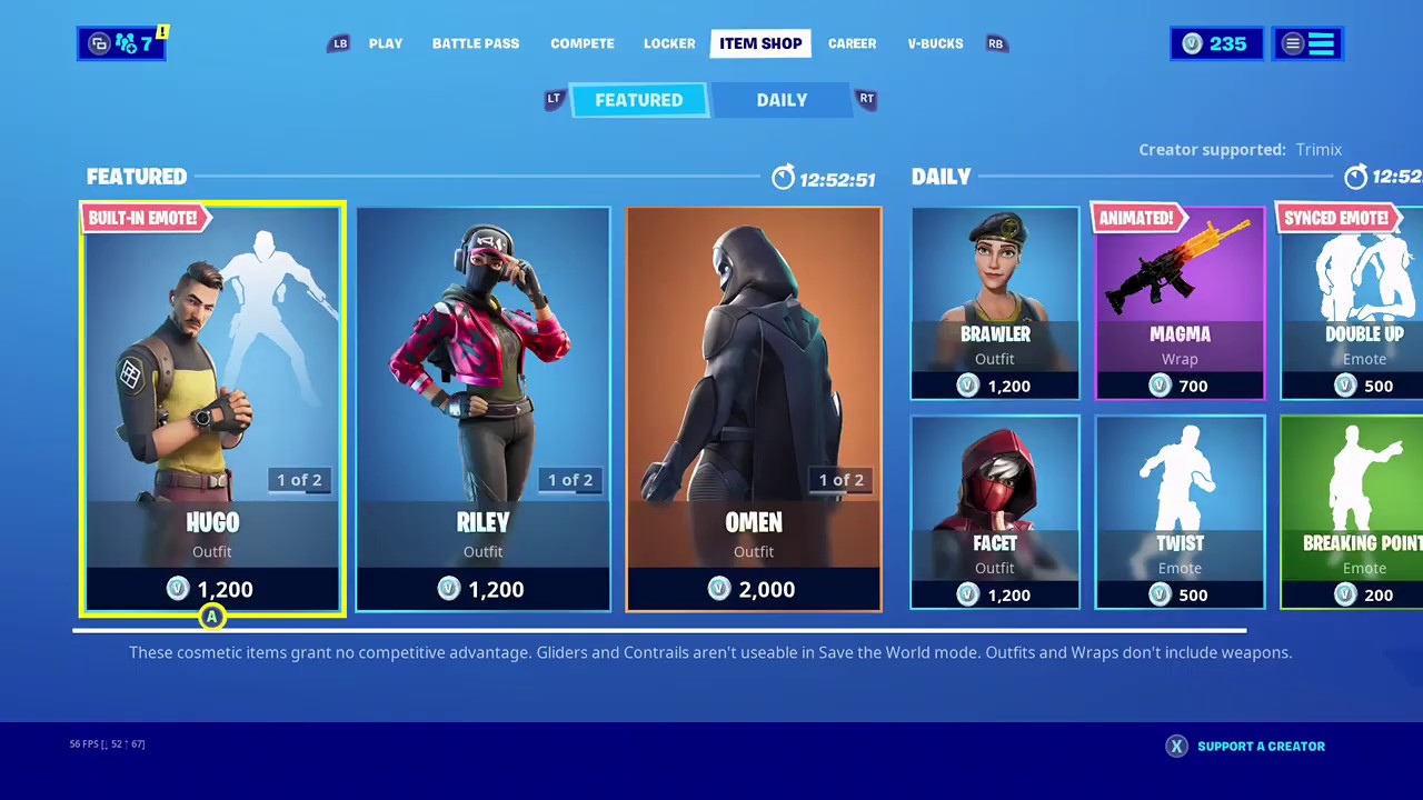 New Hugo skin in Fortnite - YouTube