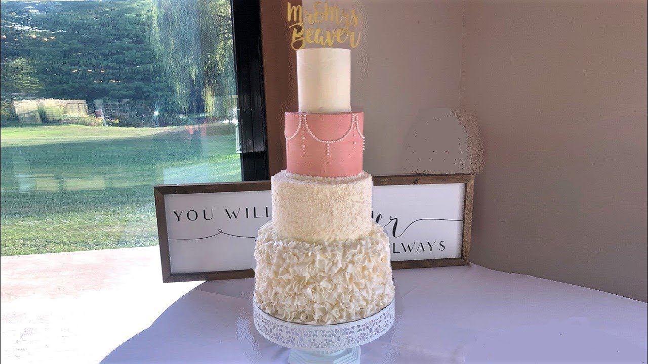 How To Make A Wedding Cake At Home! | Frenchies Bakery - YouTube