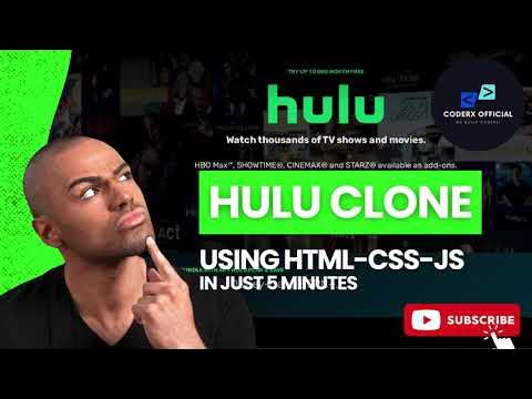 HULU CLONE LANDING PAGE | HTML CSS PROJECTS | EASY MINIPROJECTS | FRONTEND PROJECTS | HTML CSS ...
