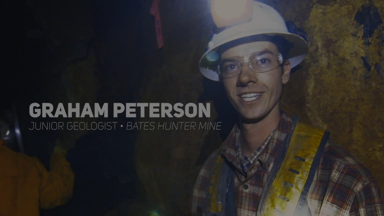 Graham Peterson | Junior Geologist at the Bates Hunter Mine - YouTube