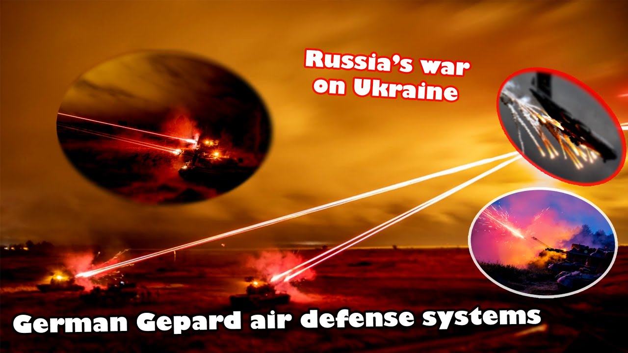 Ukraine receives first batch of German Gepard air defense systems - YouTube