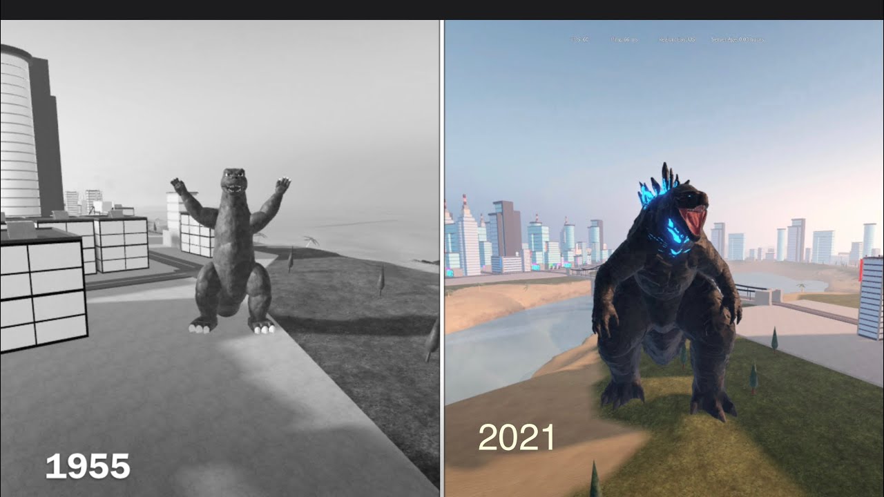 Evolution of Godzilla using kaiju universe - YouTube
