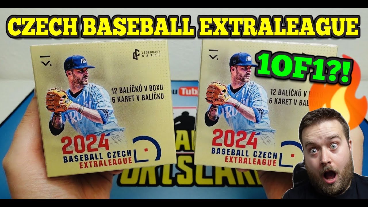 CZECH BASEBALL EXTRALEAGUE 2024 Legendary Cards 2x Box break ...