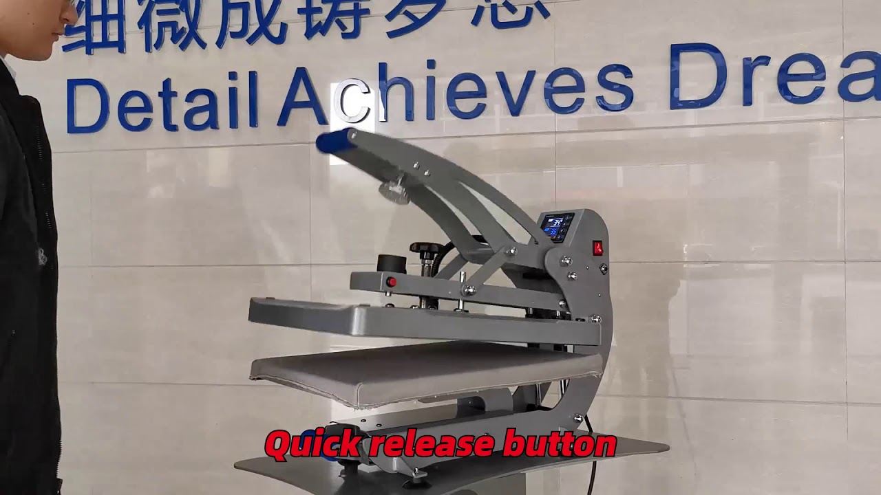 40x50cm Portrait Auto-open Heat Press Machine W/Slide-out Base -HP3804D ...