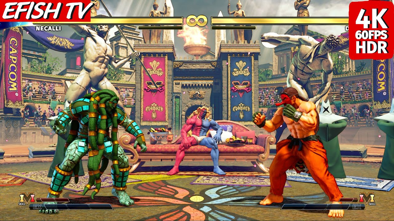 Necalli vs Dan (Hardest AI) - Street Fighter V | PS5 4K 60FPS - YouTube