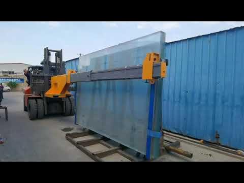 See container bundle slab loader to simplify unloading glass crates ...