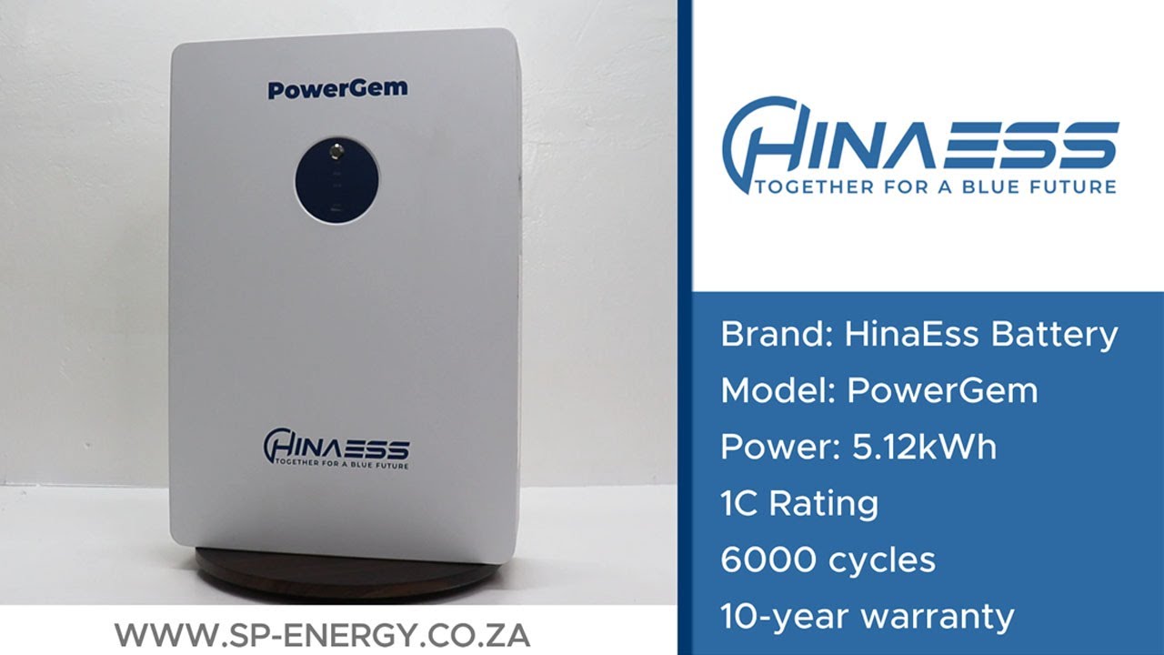 HinaEss: PowerGem 5 12kWh Lithium ion Battery - YouTube
