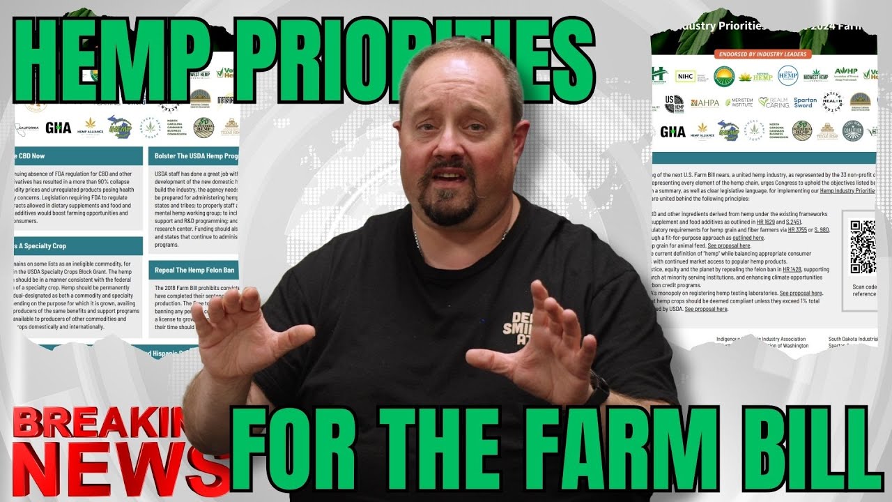 Hemp Priorities For Farm Bill - YouTube