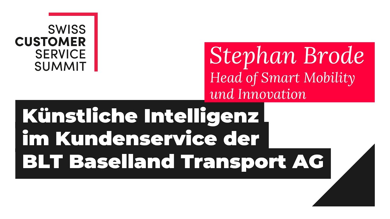 BLT Baselland Transport AG @ Swiss Customer Service Summit 2024 - YouTube