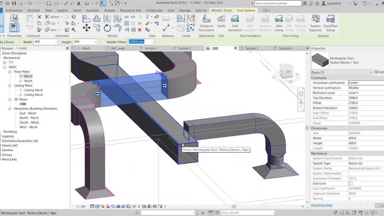 16 Revit MEP Basics Interference Check in Revit - YouTube