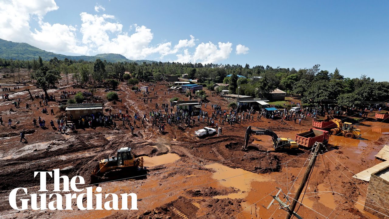 Dozens killed in Kenya after dam bursts - YouTube