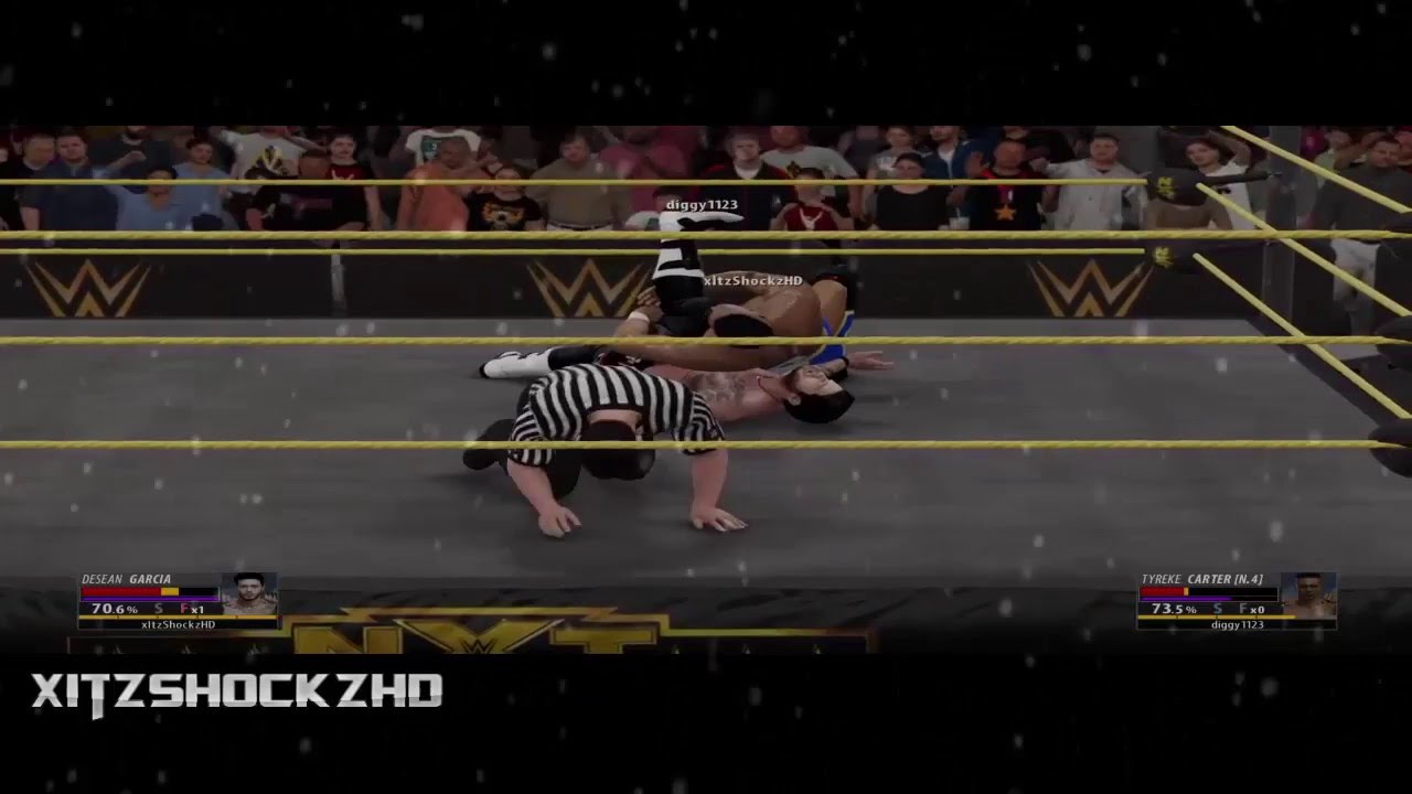 WWE 2K16| Desean Garcia vs Tyreke Carter (Highlights) - YouTube