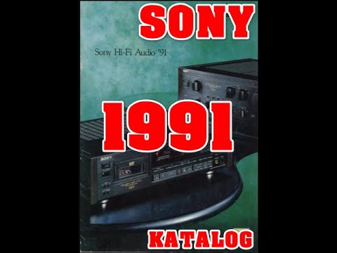 SONY - KATALOG - 1991. - YouTube