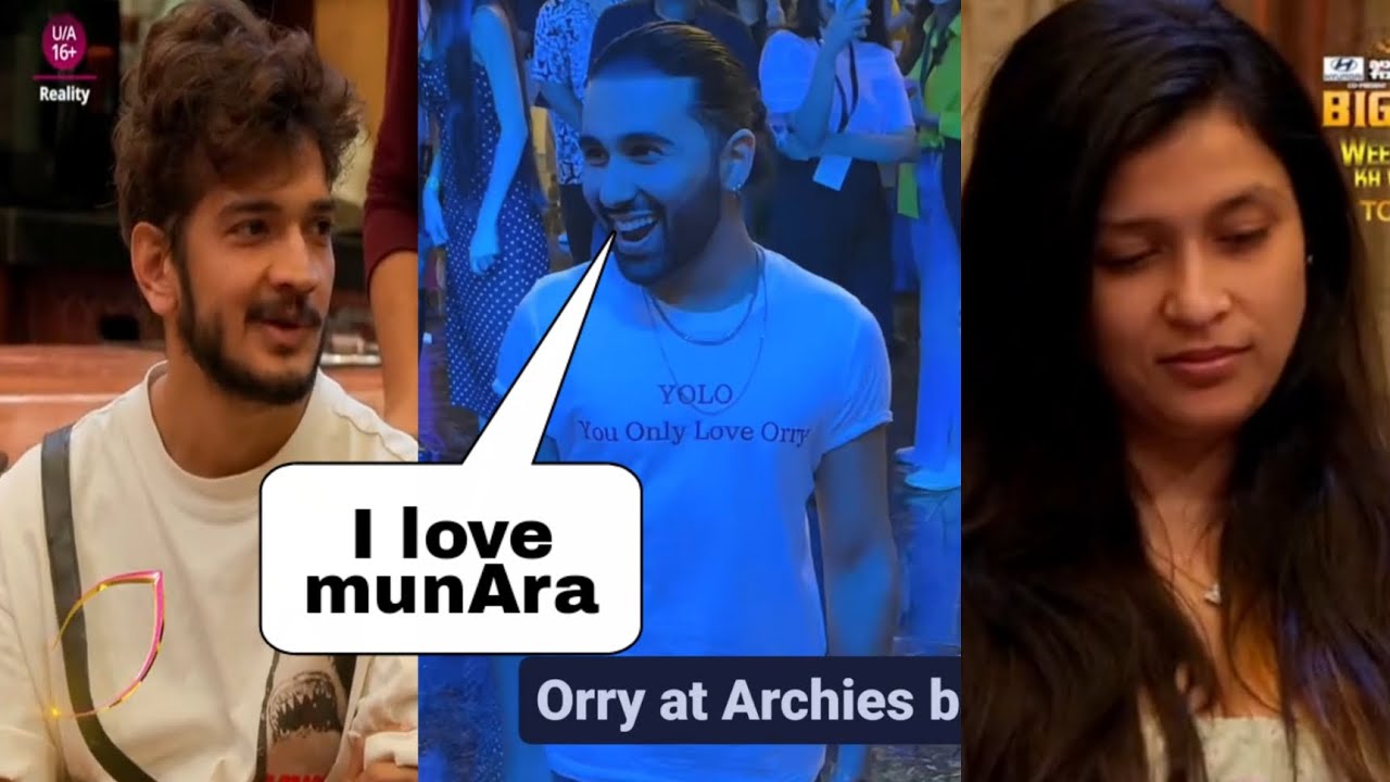 Bigg Boss 17 Orry Ne Bahar Aate He Ki Munawar Faruqui Aur Mannara ...