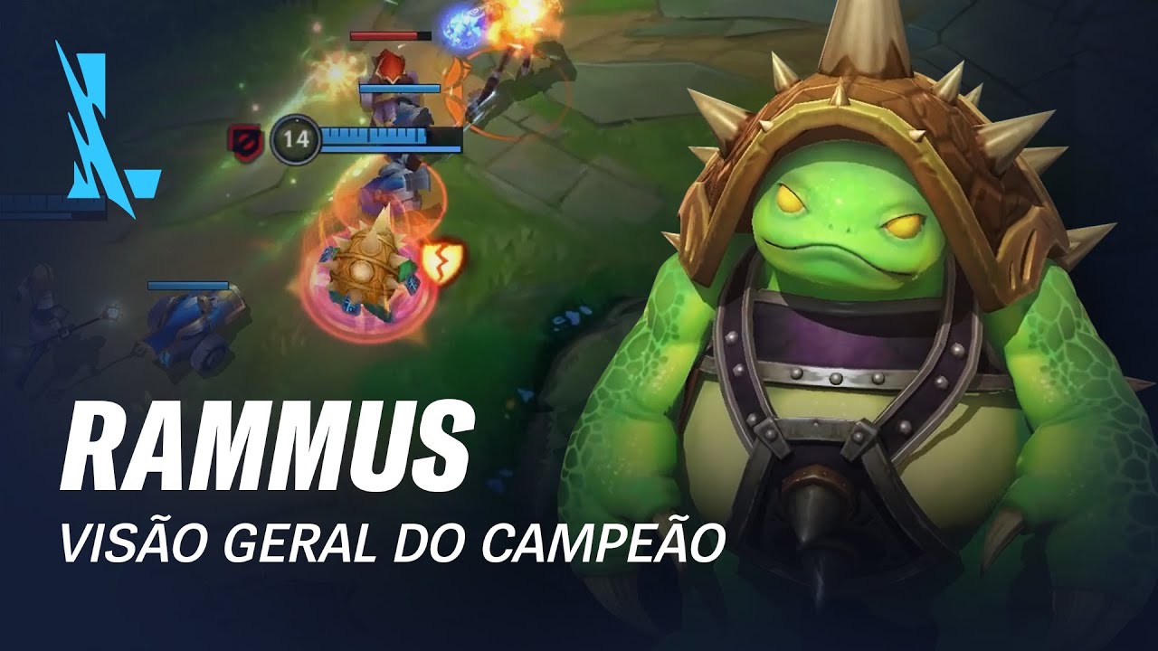 Visão geral do Campeão: Rammus | Mecânica de jogo – League of Legends ...