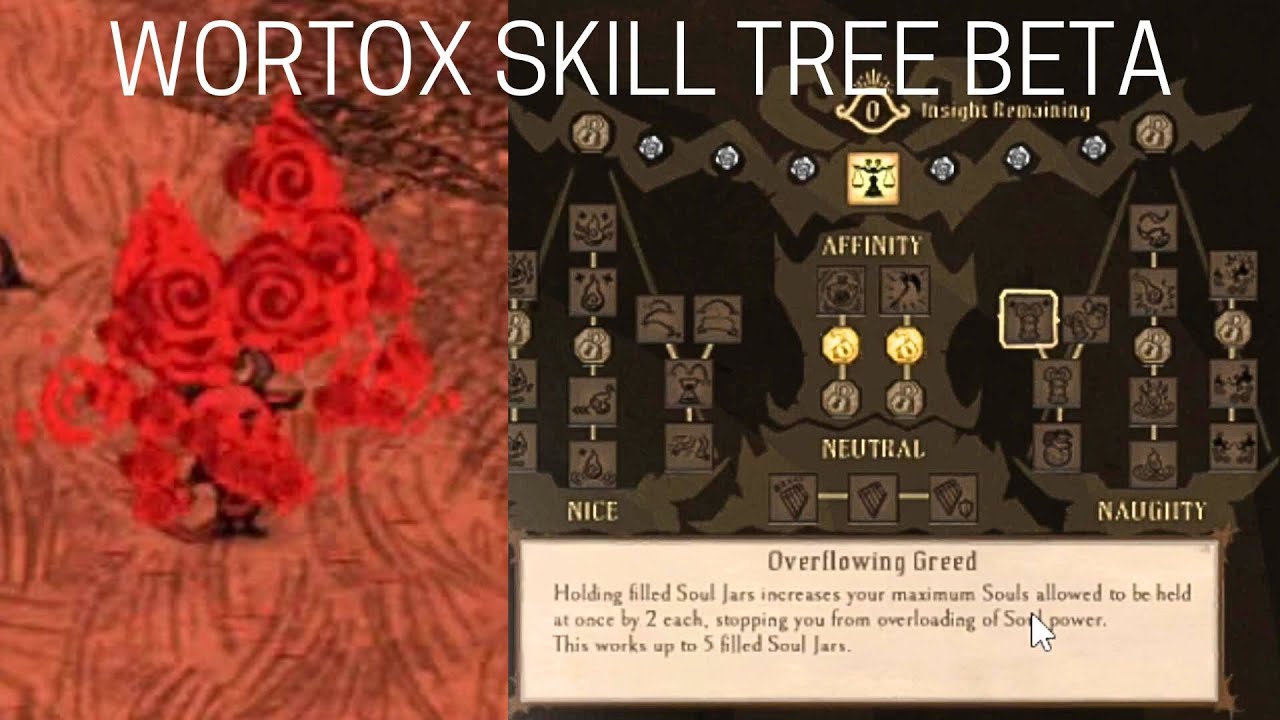 WORTOX SKILL TREE BETA RELEASED (no idc about wendy or walter) - YouTube