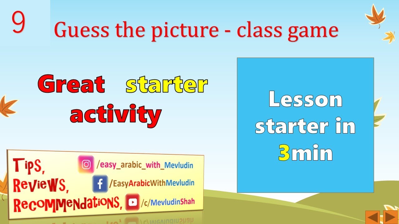 09 Guess the picture class game in ppt - YouTube