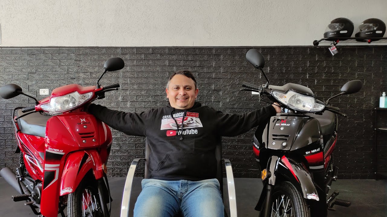 Nova Shineray Phoenix 50cc Com Embreagem - YouTube